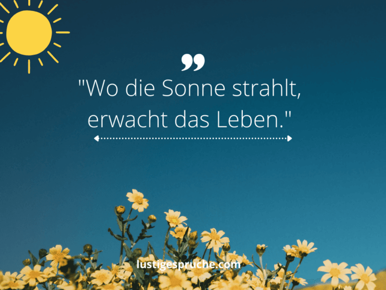 Spruche Mit Sonne