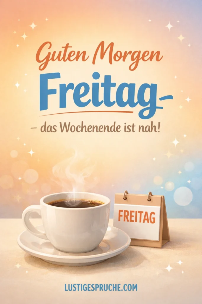 Guten Morgen Freitag: 90+ Sprüche, Grüße & Zitate